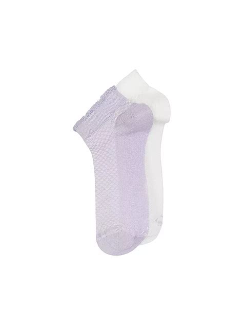 Ooley Socken 2er Pkg Elegant S Lilacwhite Lila