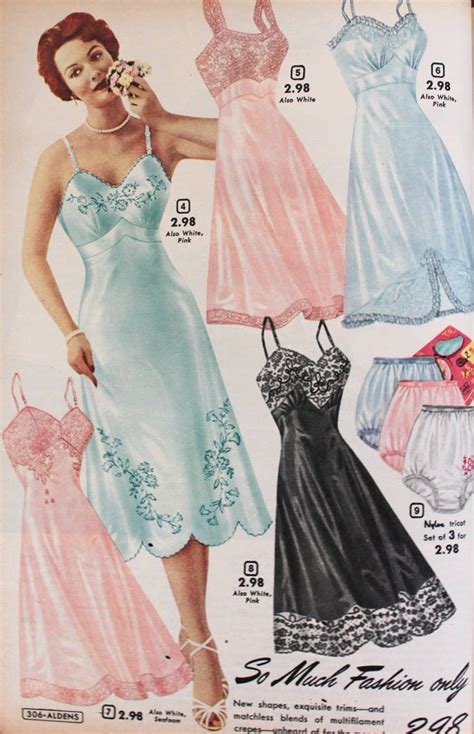 1950s Lingerie History Bras Girdles Slips Panties Garters