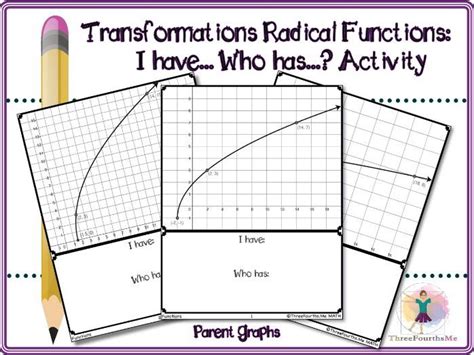 Transformations Of Radical Square Root Functions I Have Who Has Activity Teaching