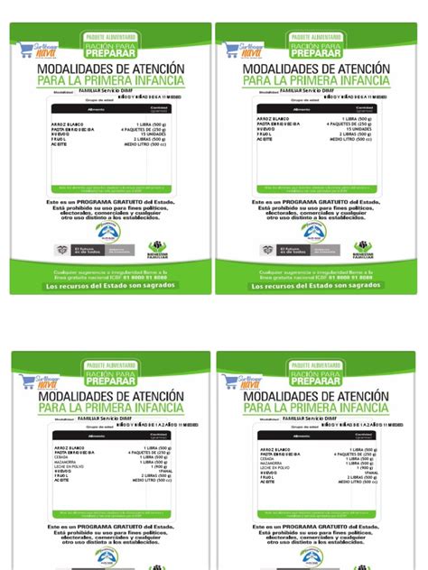 Plantillas Icbf 1 Pdf