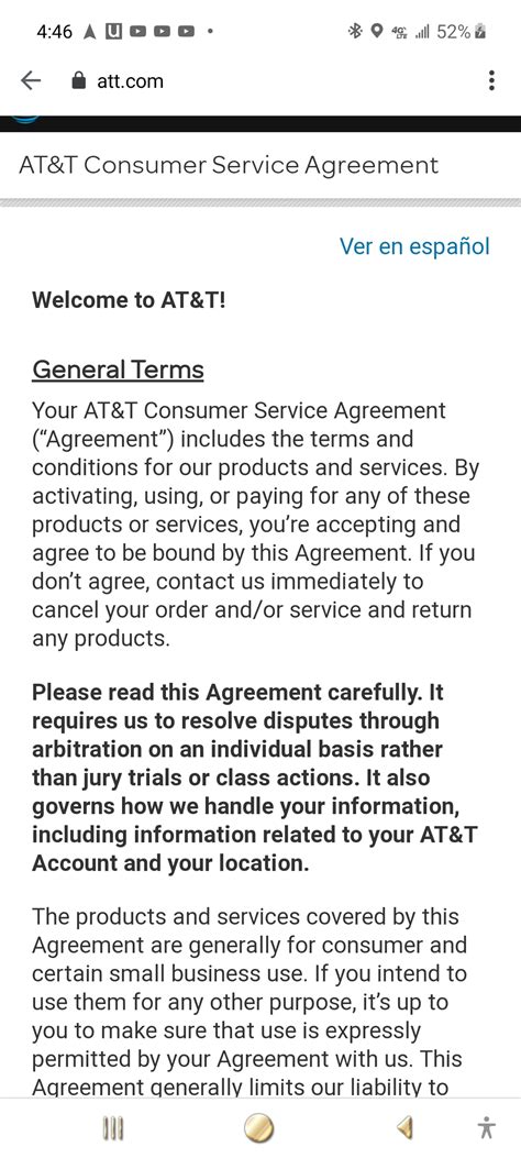 New Terms Of Service Atandt Community Forums