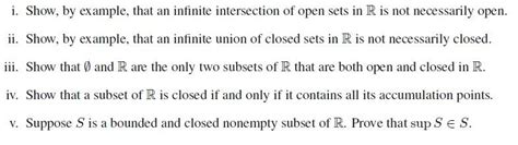 Solved I Show By Example That An Infinite Intersection Of