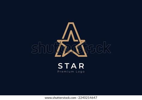 Initial Star Logo Letter Star Combination Stock Vector Royalty Free 2240214647 Shutterstock