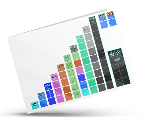 Negative Numberblocks Stickers 1 To 1000 Bundle Instand Etsy Australia