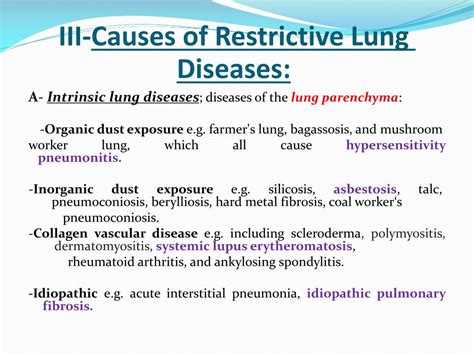 Ppt Restrictive Lung Diseases Powerpoint Presentation Free Download