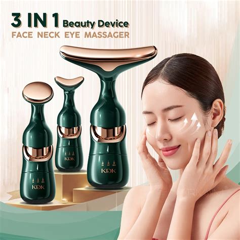 3in1 Face Neck Eye Massager Instrument Electric Lifting Microcurrent