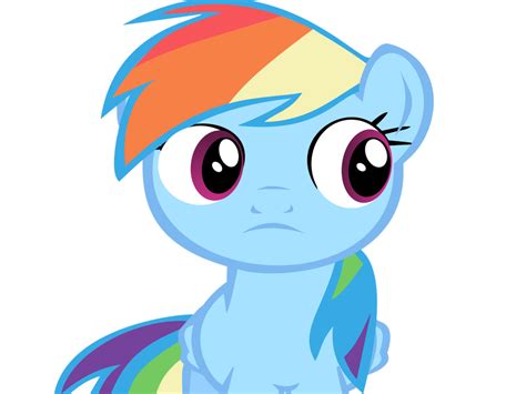 Rainbow Dash Looking At Her Left By Supermanxdlolol On Deviantart