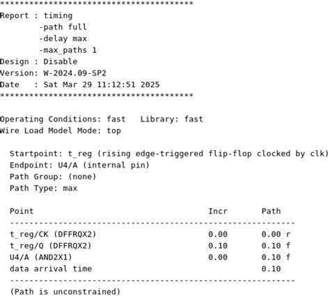 sdc命令详解：使用set disable timing命令进行约束 set disable timing csdn博客