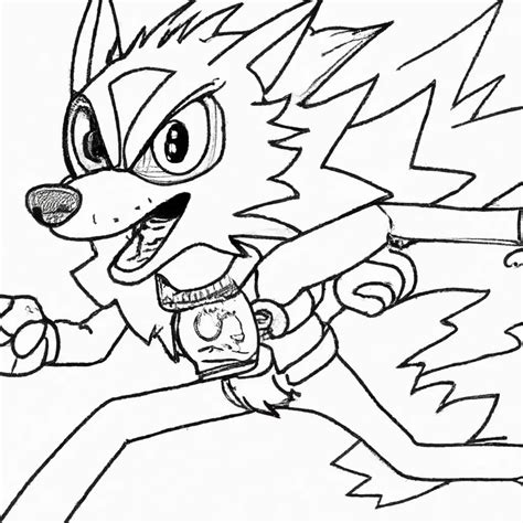 Sonic Lobo Desenhos Para Colorir E Imprimir Grátis