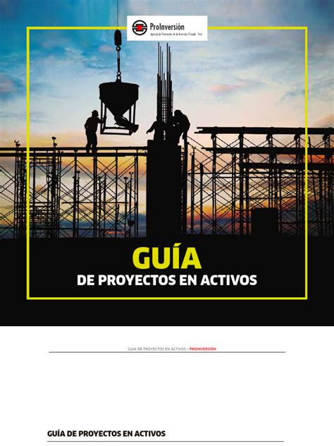 Guia Proyectos Activos Pdf Infraestructura Business