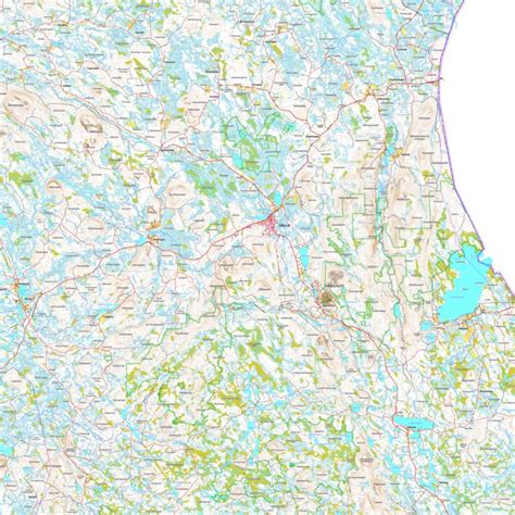 Salla 1 100 000 T52r Map By Maanmittauslaitos Avenza Maps