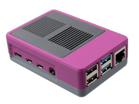 Modular Snap Together Raspberry Pi 2B 3B 3B 4 Case W OLED Fan