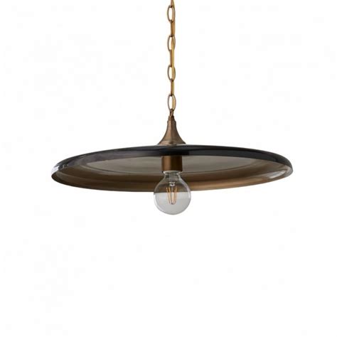 Gold Metal Disc Pendant Light Modern Orb Light For Kitchen Hl1324