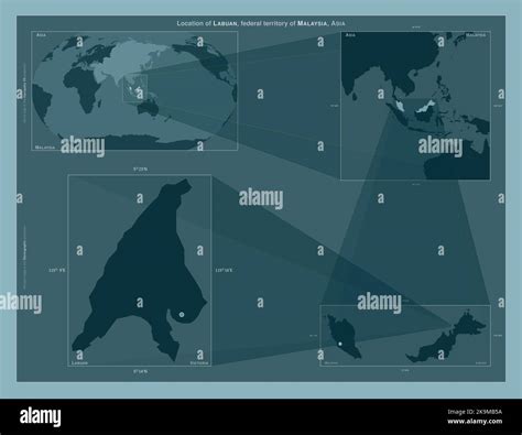 Labuan Federal Territory Of Malaysia Diagram Showing The Location Of