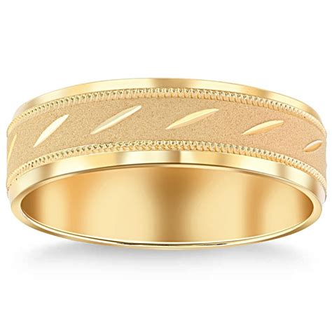 Mens Plain Gold Wedding Bands 60 Photos
