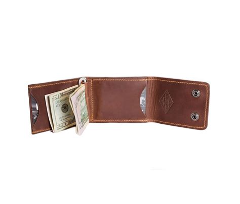 Tri Fold Leather Wallet