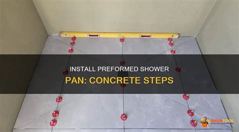 Install Preformed Shower Pan Concrete Steps Shuntool