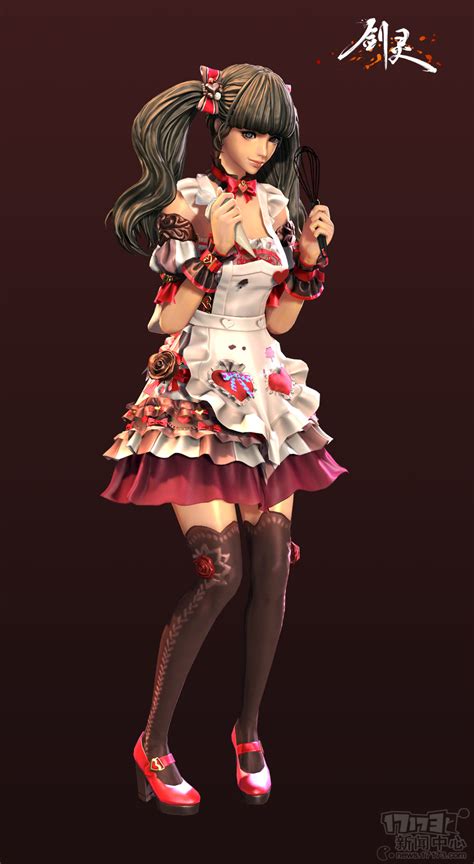 剑灵糖果漫语时装图片剑灵时装剑灵幽兰时装大山谷图库