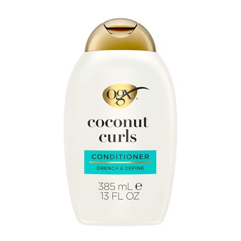 Ogx Quenching Coconut Curls Curl Defining Conditioner Nourishing Curly Hair Conditioner With