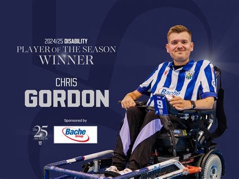 Chris Gordon Named 202425 Disability Player Of The Season West