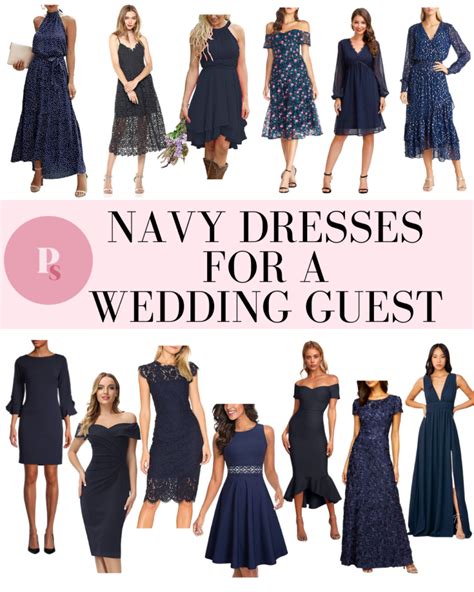 13 Best Navy Blue Dresses For Wedding Guests 2024 Paisley And Sparrow