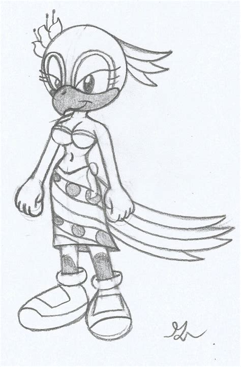 Sonic Jewel The Parrot Redraw Sketch By Lol20 On Deviantart