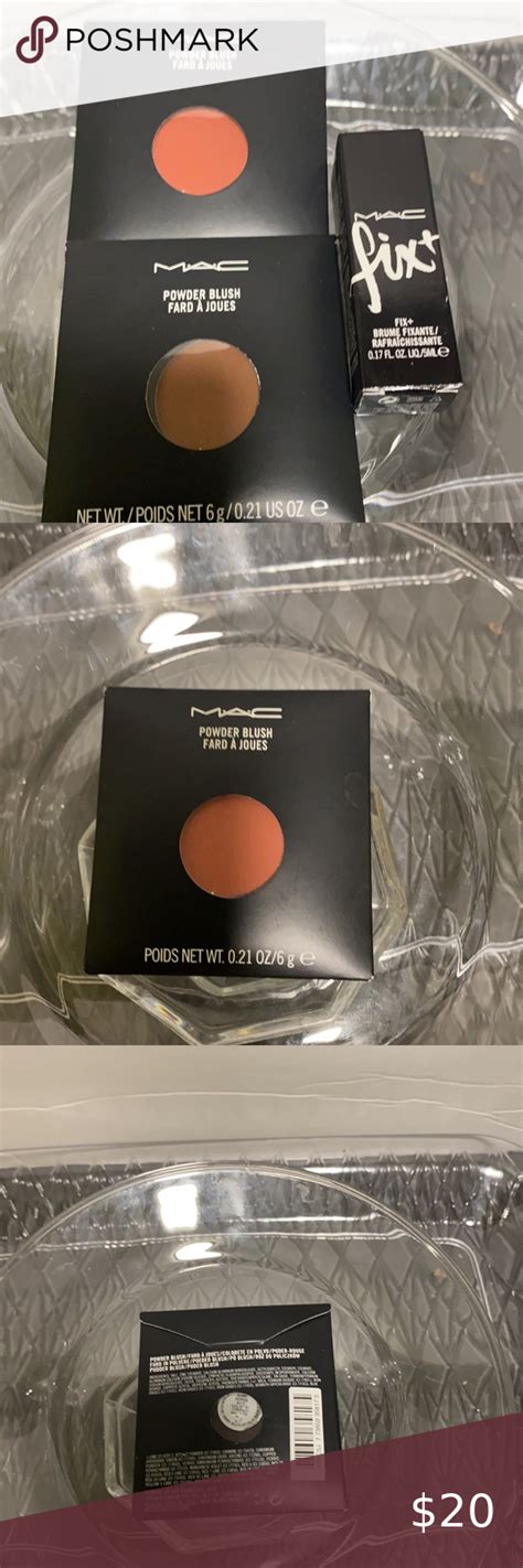 Mac Iconic 1 Ruby Woo 2 Blushes And Mini Fix Mac Cosmetics Blush