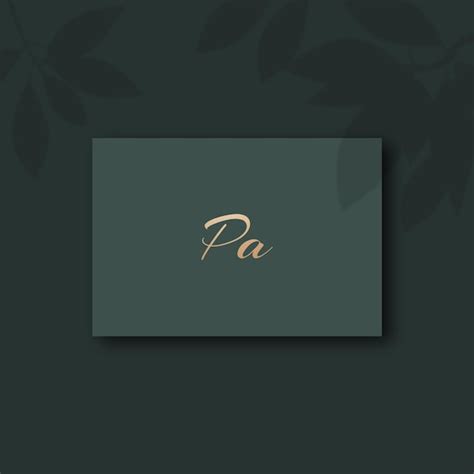 Premium Vector Pa Logo Design Template