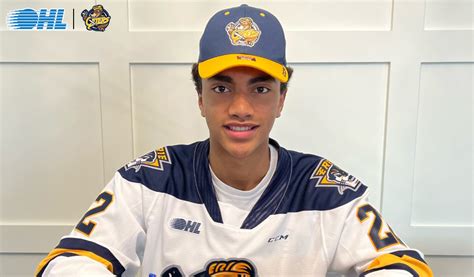 Second Overall Pick Malcolm Spence Commits To Otters Ontario Hockey League