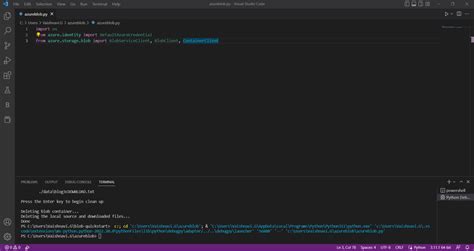 How To Use Python To Create Write To And Delete Files In An Azure Storage Container Uw