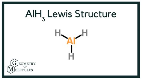 Alh3 Lewis Structure How To Draw The Lewis Structure For Alh3