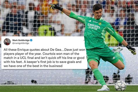 Thibaut Courtois Hits Back At Man Utd Youtuber Mark Goldbridge After Questioning Real Madrid