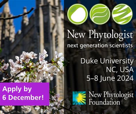 The New Phytologist Foundation On Linkedin Npnextgen Plantscience