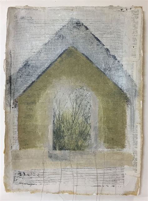 Susan Singleton Artwork Old Painting Of A House With Trees