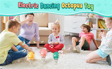 Electric Dancing Octopus Toy Crawling Dancing Automatic