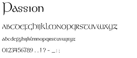 Passion Font Fancy Retro