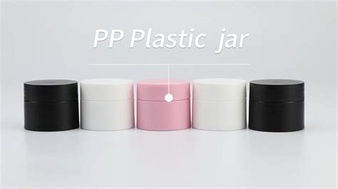5g 15g 20g 30g 50g 50ml 스킨 케어 포장 화장품 플라스틱 페이스 크림 항아리 뚜껑이있는 로션 및 크림을위한 빈