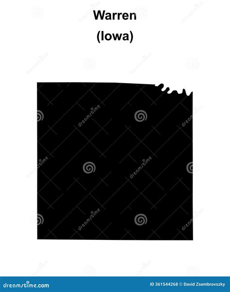 Warren Outline Map Stock Illustration Illustration Of Blank 361544268