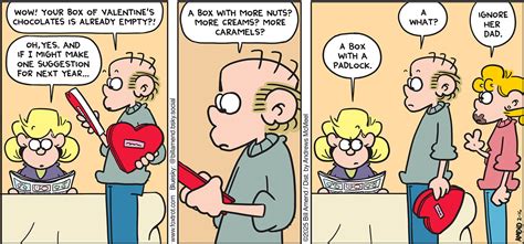Empty Heart Valentines Day Foxtrot Comics By Bill Amend