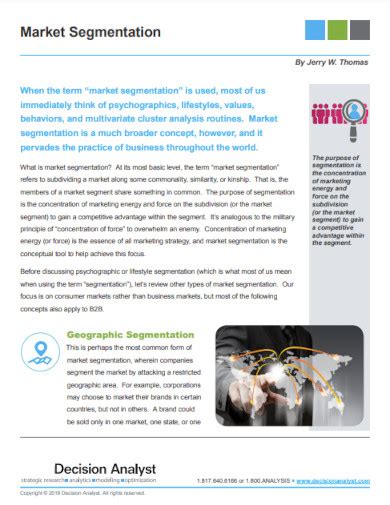 34 Market Segmentation Examples To Download