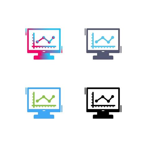 Line Chart Vector Icon 25216838 Vector Art At Vecteezy