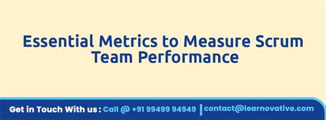 Essential Metrics To Measure Scrum Team Performance Learnovative