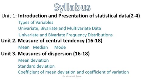 Sybca Sem 3 Vnsgu Statistical Methodspdf