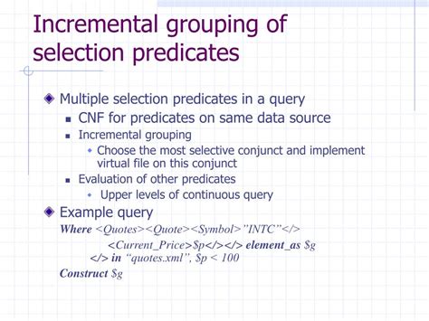 Ppt Continuous Queries Powerpoint Presentation Free Download Id3681110