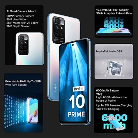 Redmi 10 Prime Review 4GB RAM 64GB Storage 50MP Camera