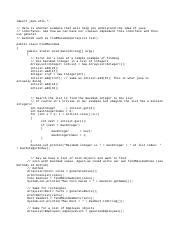 Understanding Java Interfaces Finding Maximum Objects In Course Hero
