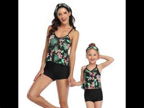 Mother And Daughter Swimwear Bikini Youtube