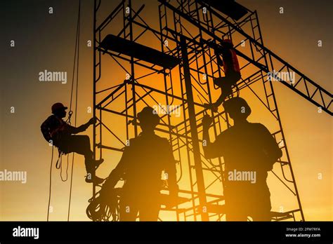 Engineers Discussion With Architects Work Planing In Construction Site