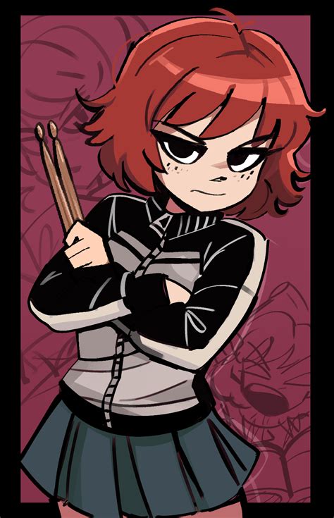 Kim Pine Scott Pilgrim Drawn By Peargor Danbooru