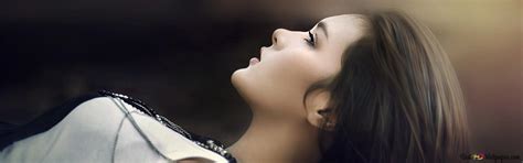 Beautiful Girl Lying Down 2k Wallpaper Download